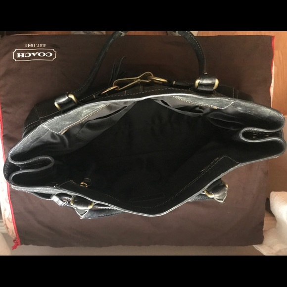 Coach | Bags | Vintage Coach Tote With Stitch Detail | Poshmark